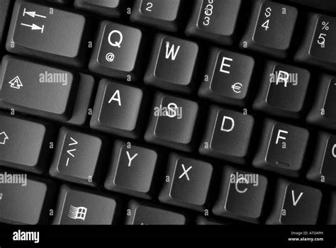 Close Up Of A Computer Keyboard Stock Photo Alamy