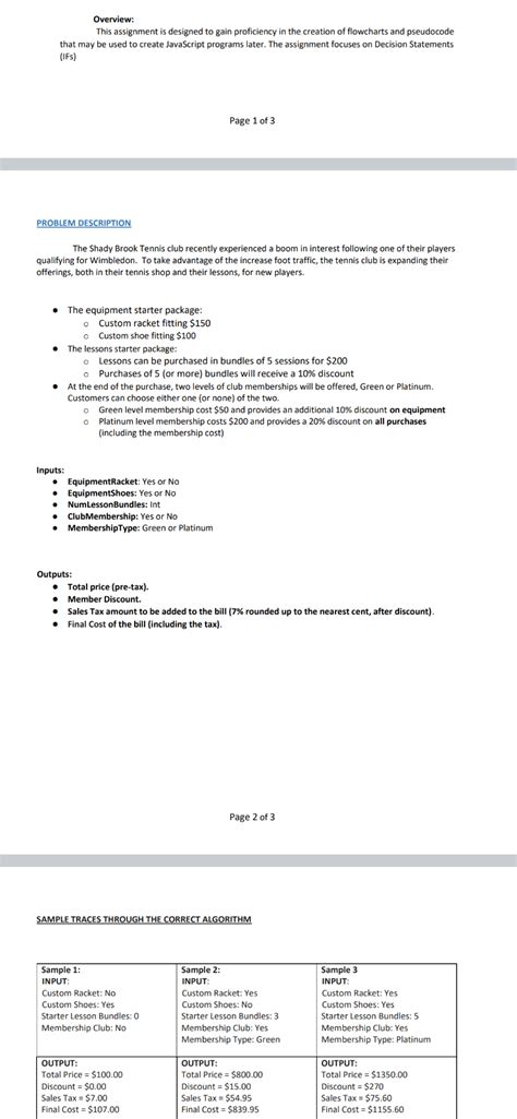 Solved 1 ﻿you Will Solve The Problem Detailed Below By