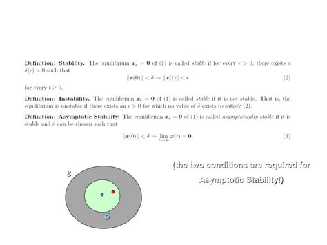 PPT Nonlinear Systems An Introduction To Lyapunov Stability Theory PowerPoint Presentation