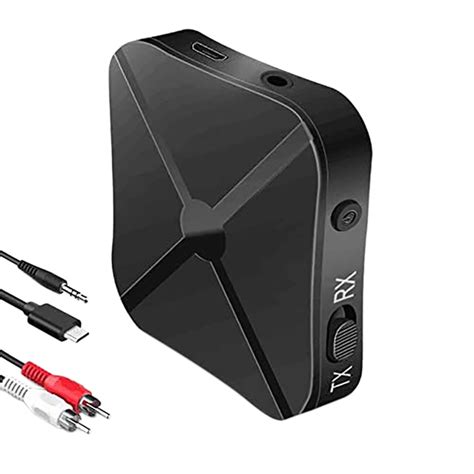 Bluetooth 5 0 Transmitter Receiver 2 In 1 Bluetooth Adapter 3 5 Mm Jack For Simultaneous Use Of