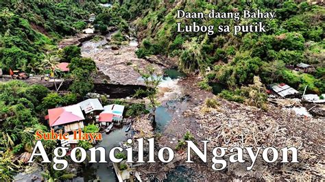 Lubha ding napinsala ang barangay Subic Ilaya sa bayan ng Agoncillo ...