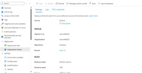 Core Why Does Web App Linux Deployment Via Gitactions Fails