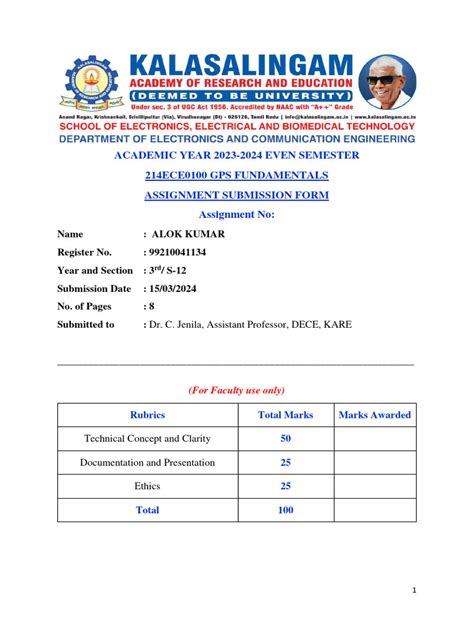 Assignment Submission Form Pdf Global Positioning System Satellite Assignment Submission Form Pdf Global Positioning System Satellite