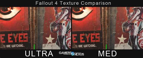 Fallout 4 Texture Quality Comparison Effectively Zero Difference