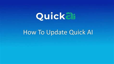 How To Update Quickai Openai Content And Image Generator And Writing Assistant Saas Youtube