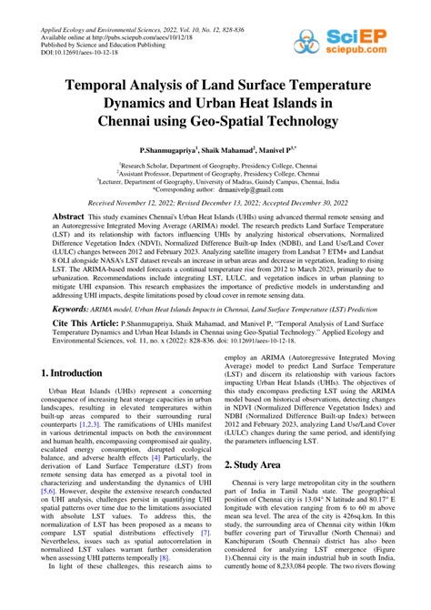 Pdf Temporal Analysis Of Land Surface Temperature Dynamics And Urban