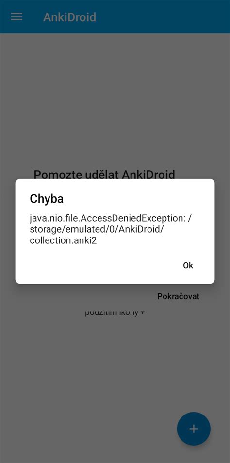 Bug Move To Scoped Storage Access Denied Issue Ankidroid Anki Android Github