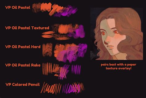 Vampbyte Oil Pastel Brushset For Csp [ Sut Files] By Vampbyte