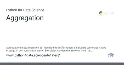 Aggregation Python Für Data Science 2430