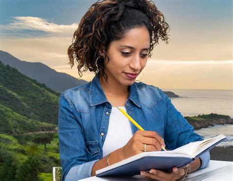 Premium Photo Working On Laptop Generative Ai