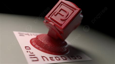 Rejected 3d Stamp Background Paper Documents Signing Contract