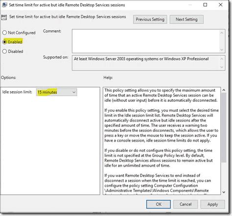 Idle Timer Expired Remote Desktop Windows At Phyllis Spain Blog