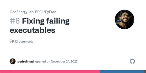 fixing failing executables · issue 8 · geoenergylab epfl pyfrac · github