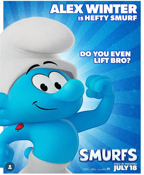 Smurfs 2025 Movie Hefty Smurf Poster By Florin25082008 On Deviantart
