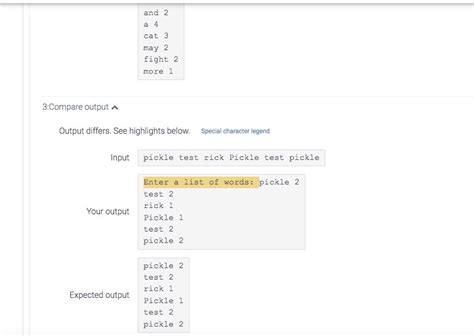 Solved Word Frequencies Write A Program That Reads A List Of