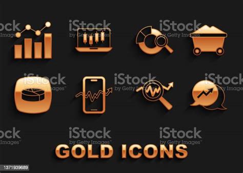 Set Mobile Stock Trading Coal Mine Trolley Financial Growth Search Data