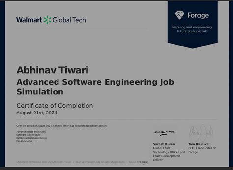 abhinav tiwari on linkedin i just completed walmart usa s advanced
