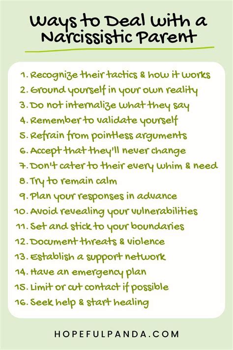 16 ways to deal with a narcissistic parent – Artofit