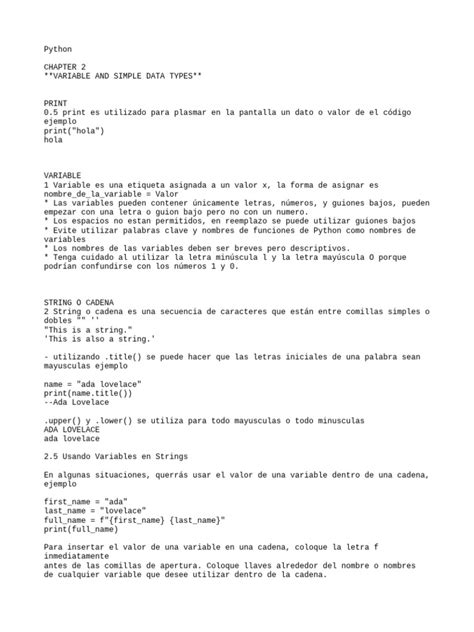 Python Pdf Python Lenguaje De Programación Programación De