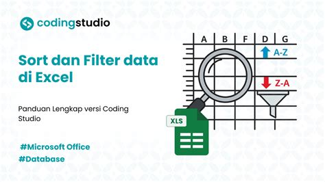 Cara Melakukan Sort Dan Filter Data Di Excel Versi Coding Studio