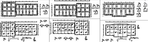 Foundation Formwork Layout Plan And Raft Foundation Layout Plan Design In Autocad 2d Drawing