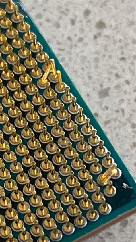 Bent Cpu Pins Overlapping R Pcbuild