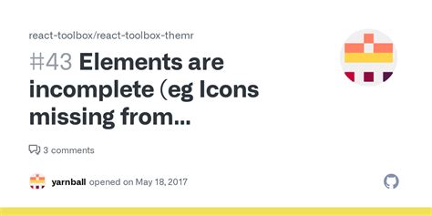 Elements Are Incomplete Eg Icons Missing From Datepicker · Issue 43 · React Toolbox React