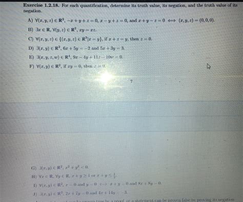 solved exercise 1 2 18 for each quantification determine