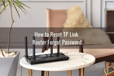 How To Reset TP Link WiFi Router Ready To DIY