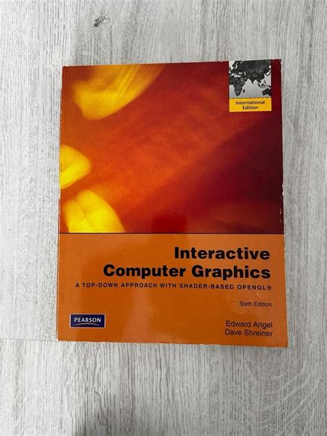 interactive computer graphics a top down approach using opengl