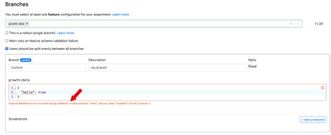 fml errors experimenter docs