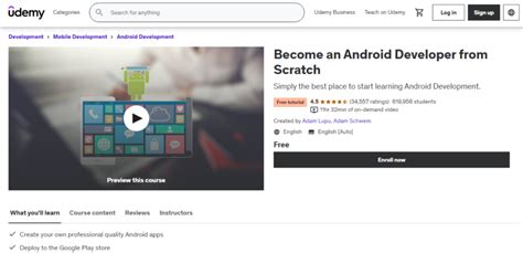 Best Free Google Flutter Courses Online By Udemy In December