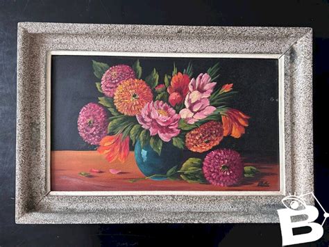Tableau Ancien Bouquet De Fleurs Vendu