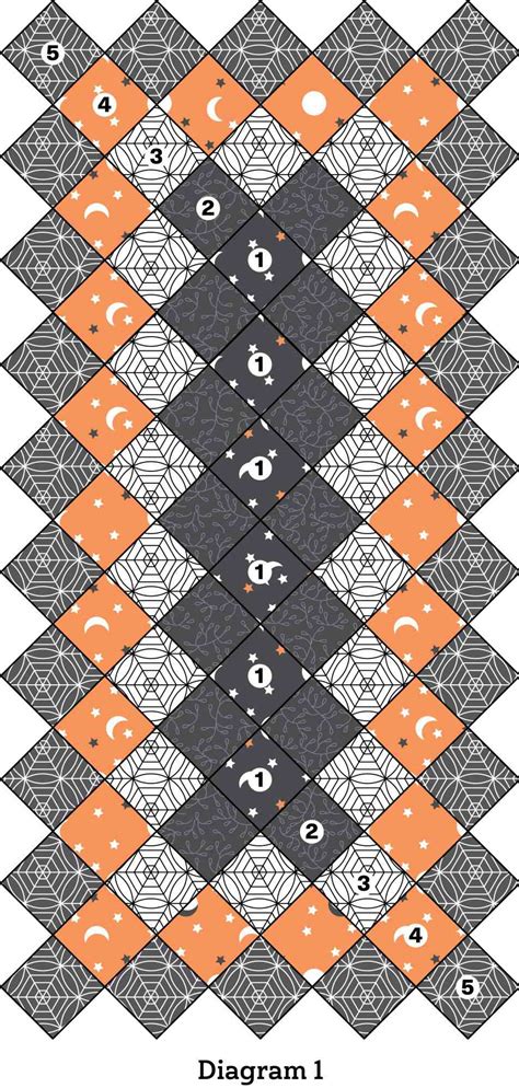 Spellbinding Squares Table Runner