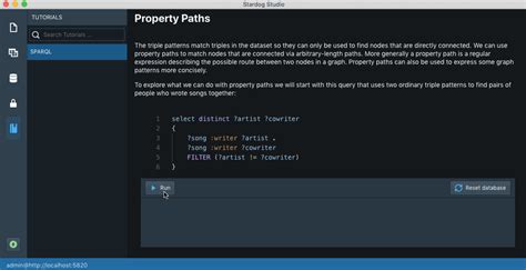 Learning Sparql With Interactive Tutorials Stardog