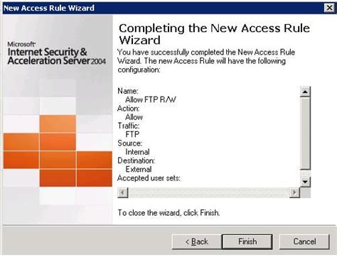 Isa Firewall Quick Tip Allowing Ftp Uploads Through Isa Server 2004