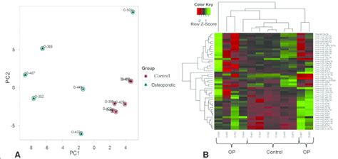 a pca plot and b heat map diagram principal component analysis and download scientific