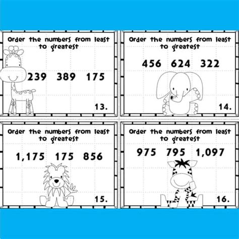 Ordering Numbers Task Cards By School With Segovia Meredith Segovia