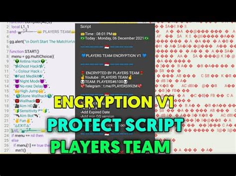 Players Team V1 Encryption How To Encrypt GG Script Compile