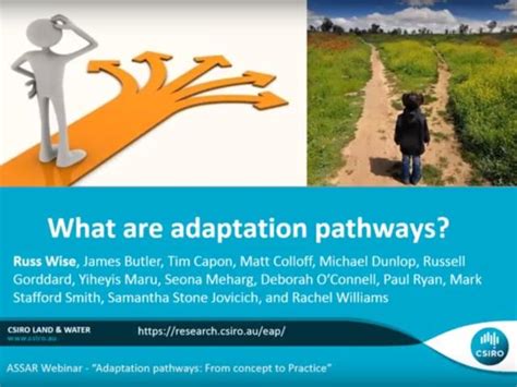 Webinar Adaptation Pathways From Concept To Practice University Of