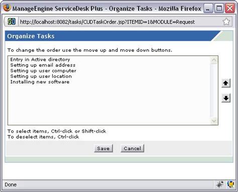 How To Configure Tasks Todo List In Servicedesk Plus Msp