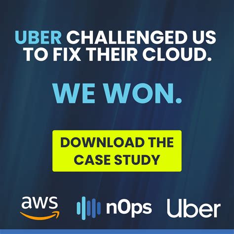 Nops On Linkedin Uber Needed Help To Get Their Cloud In Shape They Were Skeptical If Nops…