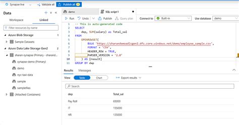 Azure Synapse Analytics Choosing Between Serverless And Dedicated Sql