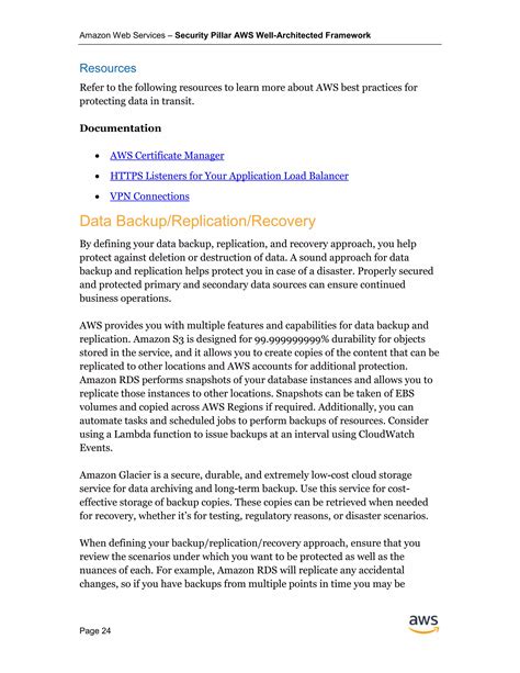 Aws Security Pillar PDF