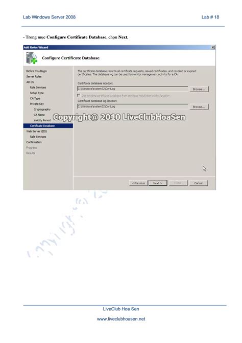 Lab 18 Active Directory Certificate Services Pdf