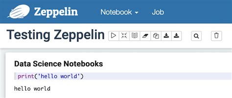zeppelin data science notebooks