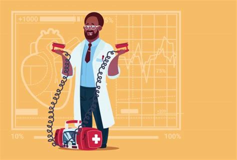 Defibrillation Cartoon Illustrations Royalty Free Vector Graphics