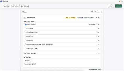 send invoice for shopify draft orders in bulk matrixify app
