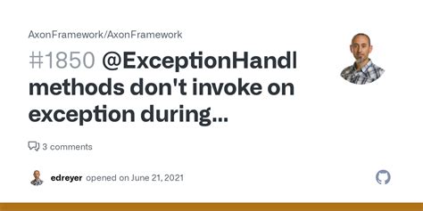 Exceptionhandler Methods Dont Invoke On Exception During Aggregate