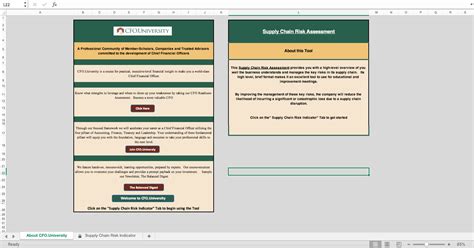 Supply Chain Risk Assessment Excel Tool Eloquens